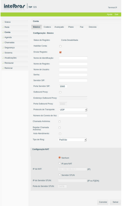 Provisionamento Telefones Intelbras | Documentação